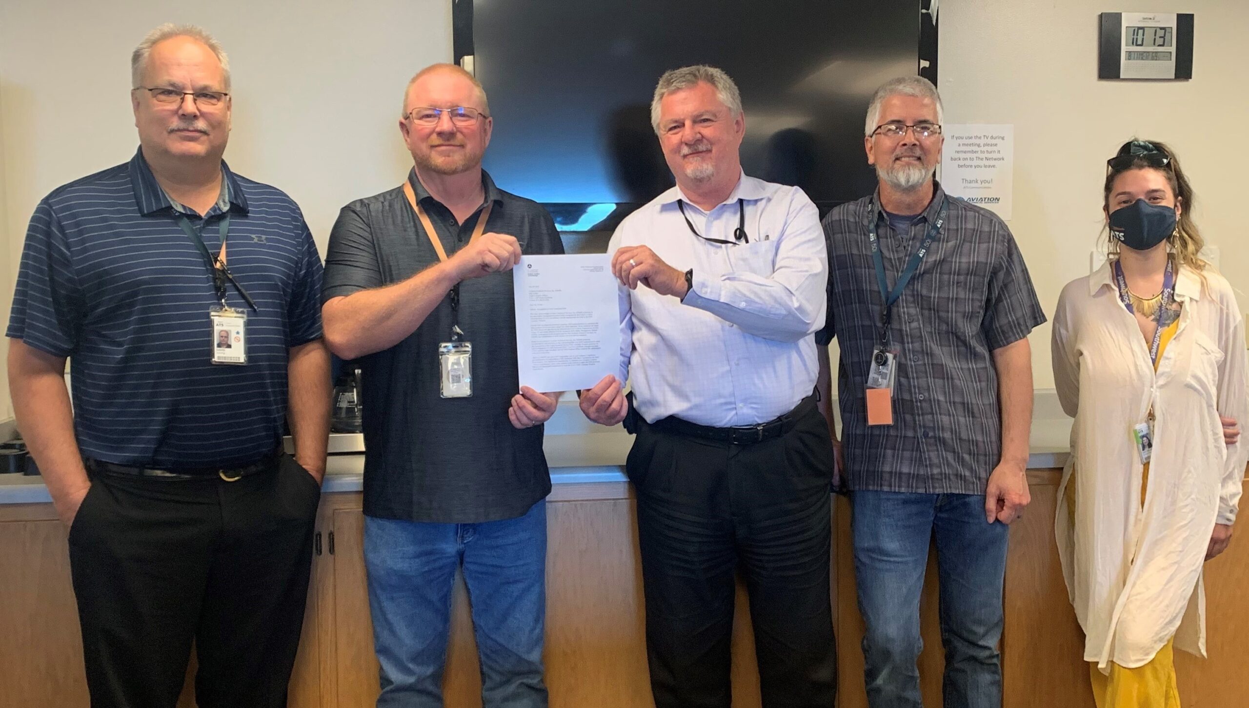 ATS RECEIVES FAA FORMAL RECOGNITION OF SAFETY MANAGEMENT SYSTEM (SMS ...