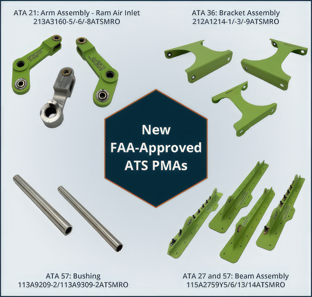ATS ADDS 20 FAA-APPROVED PMAs to PORTFOLIO - Aviation Technical Services