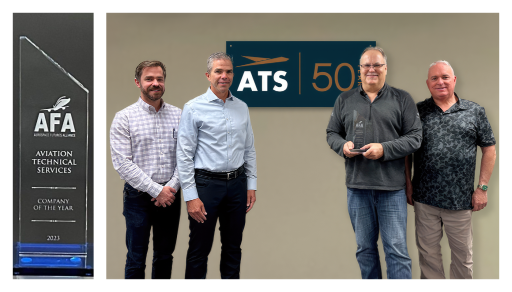 AVIATION TECHNICAL SERVICES (ATS) NAMED COMPANY OF THE YEAR BY AEROSPACE FUTURES ALLIANCE (AFA ...
